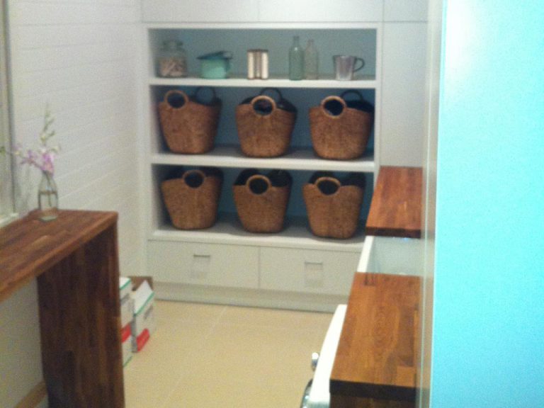 Polytec-Classic-White-Matt-with-Solid-Jarrah-Benchtops | Clear Kitchen ...